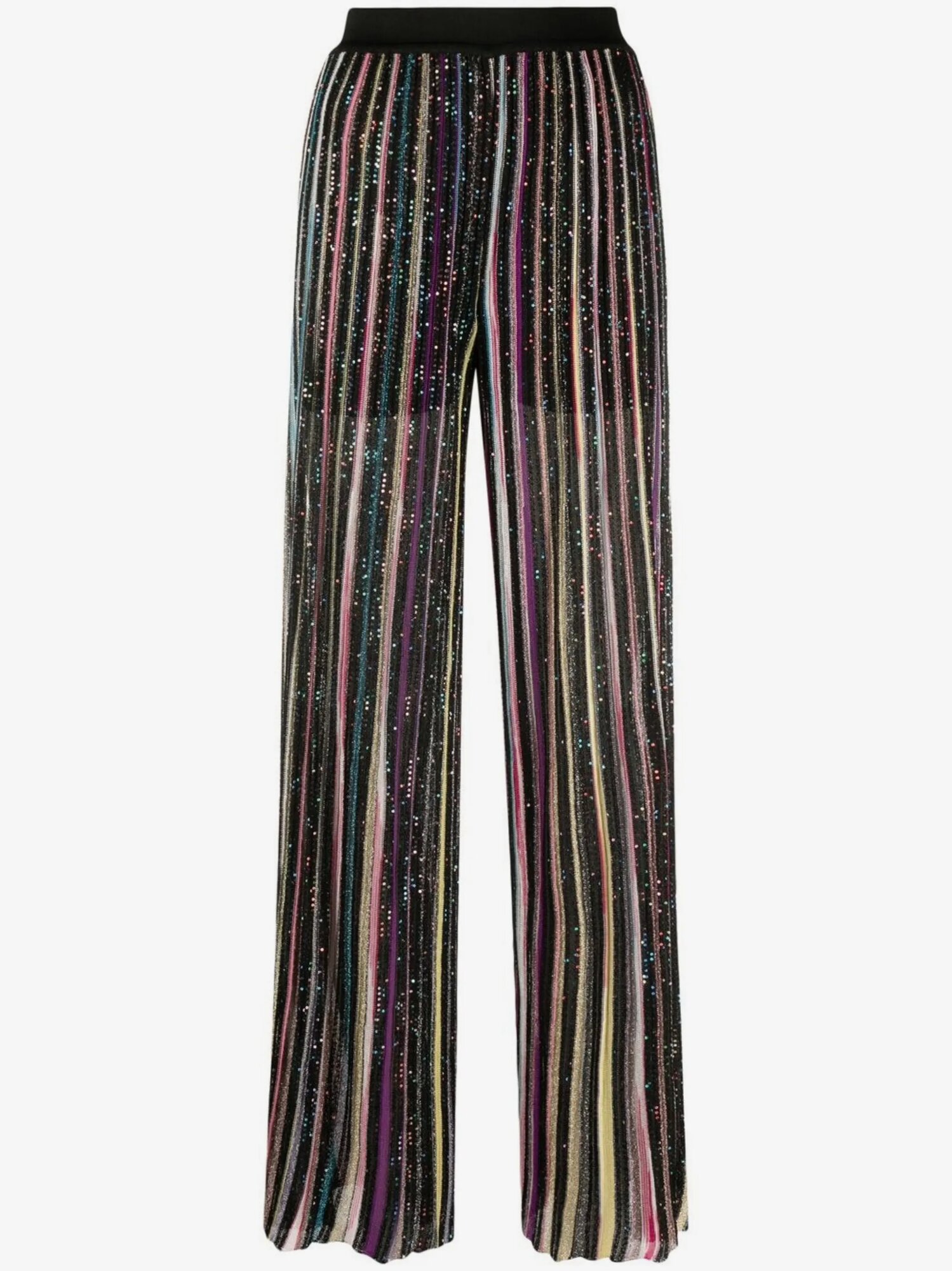 Брюки Sequin-embellished striped trousers