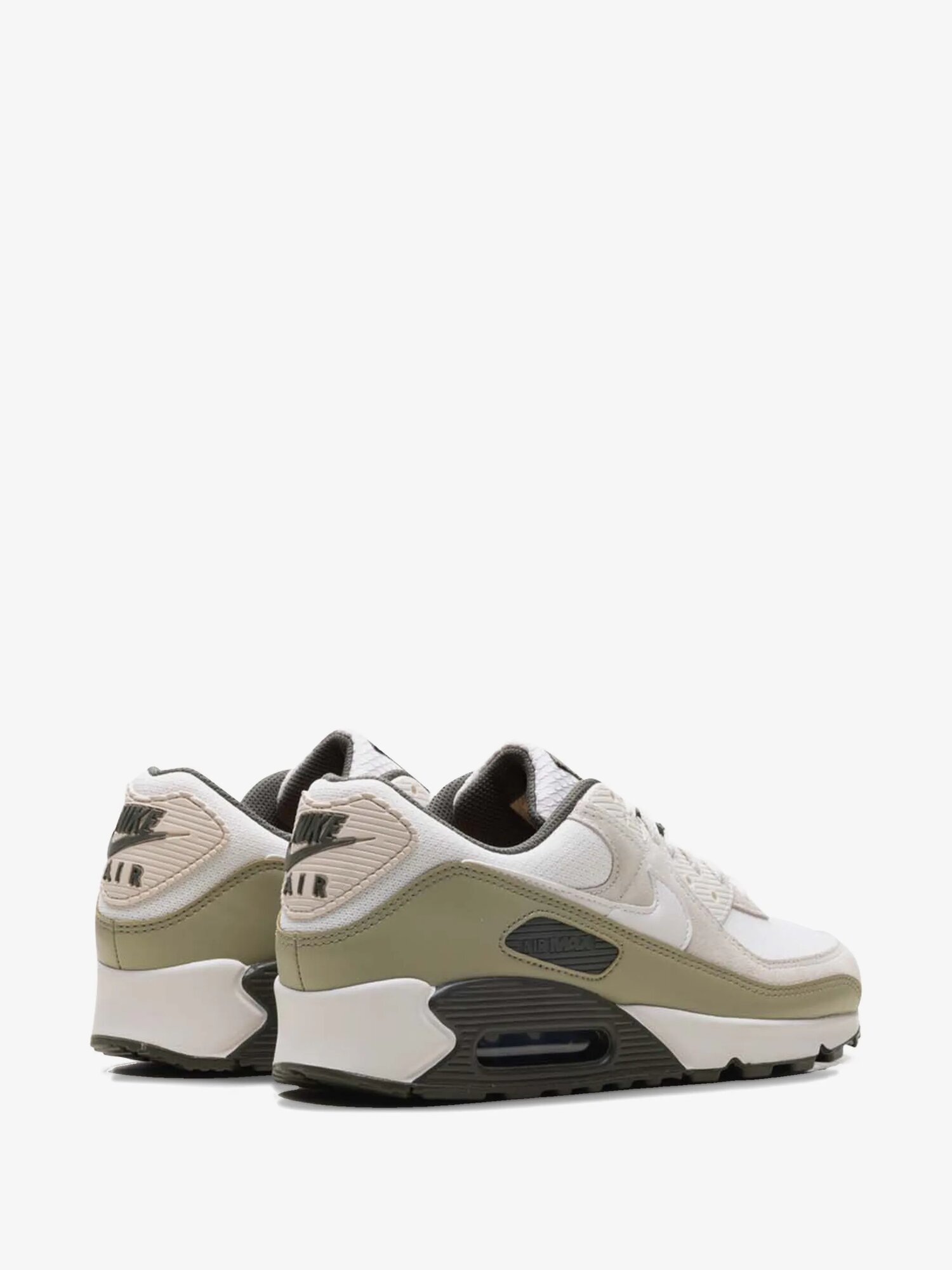 Кроссовки NIKE Air Max 90, размер 8 US, бежевый/белый — фото 1