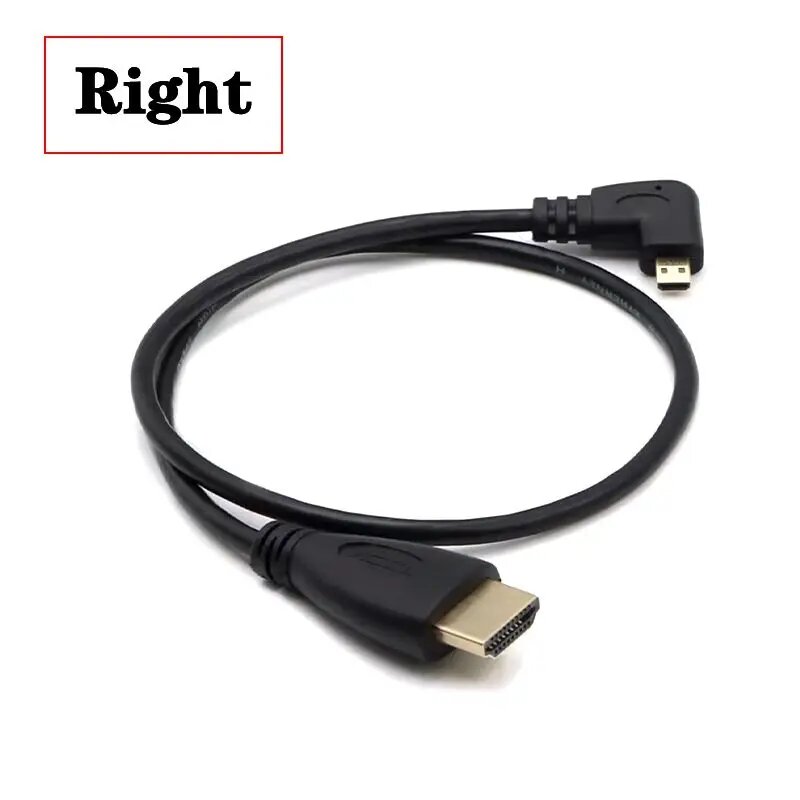 AXONUS Кабель-переходник Micro HDMI - HDMI 0,3 м 0,3 м, Right