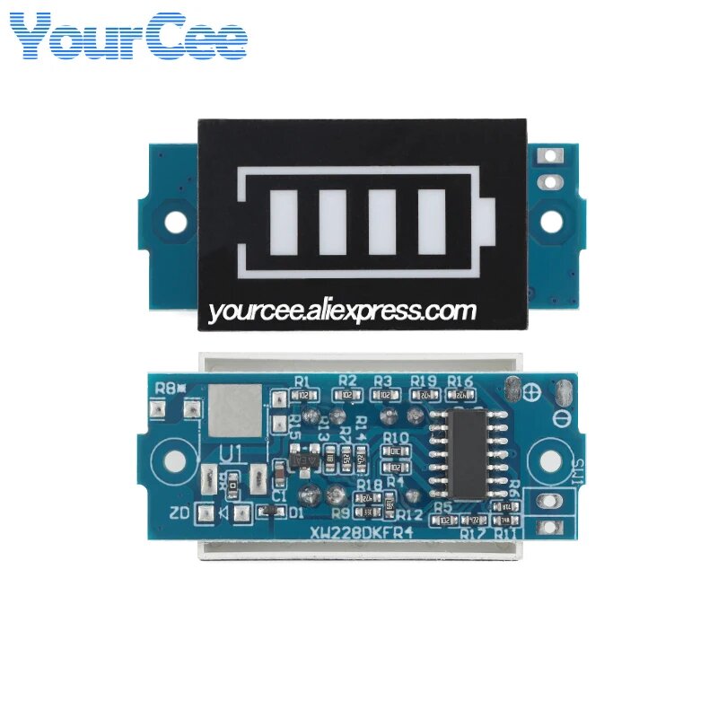Модуль индикации заряда литиевых аккумуляторов Your Cee 1S/2S/3S/4S/6S/7S