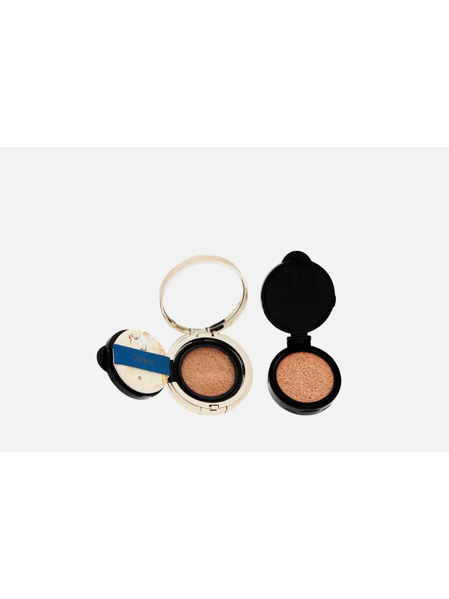Catkin BB cream CUSHION увлажняющий ВВ крем-кушон для лица SPF15+ 26 г 03, Бежевый