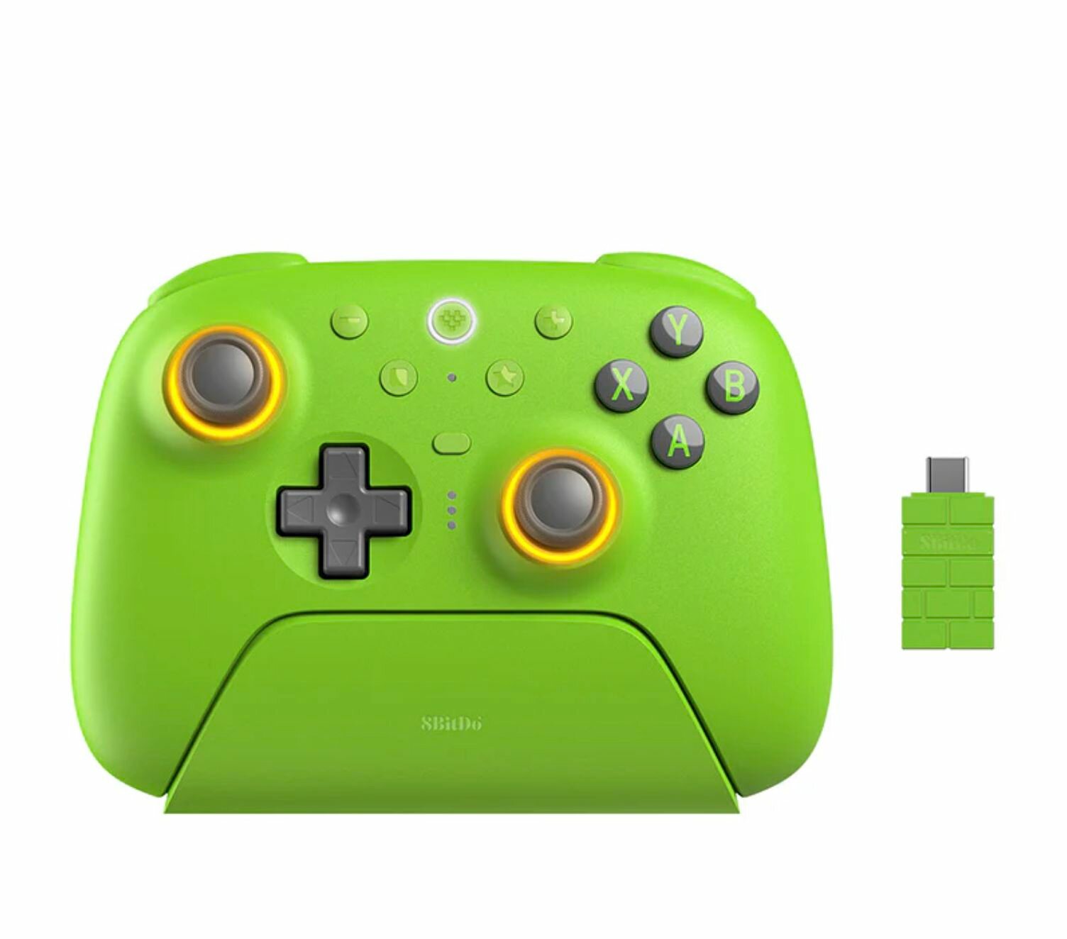 Геймпад 8BitDo Ultimate 2 Wireless Controller, зеленый, для Android, Windows — фото 1