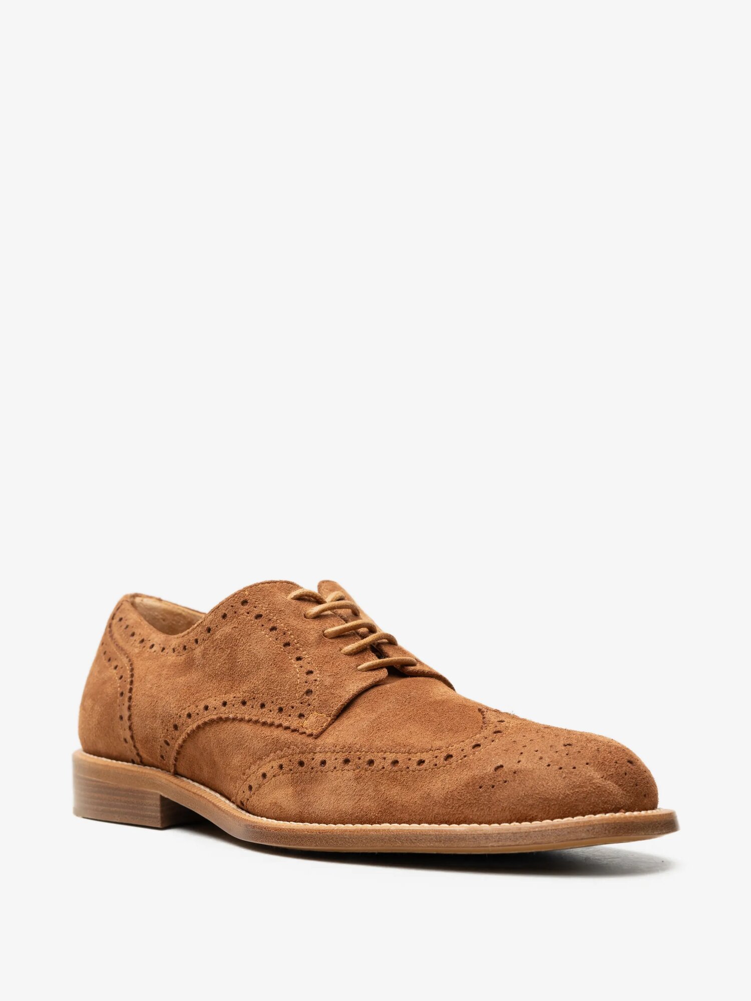 Туфли  Suede brogues, размер 43,5, коричневый — фото 1