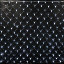 Светодиодная сетка Rich Led 2*3 м, 384LED(белый), 220B, прозрач. провод, IP54