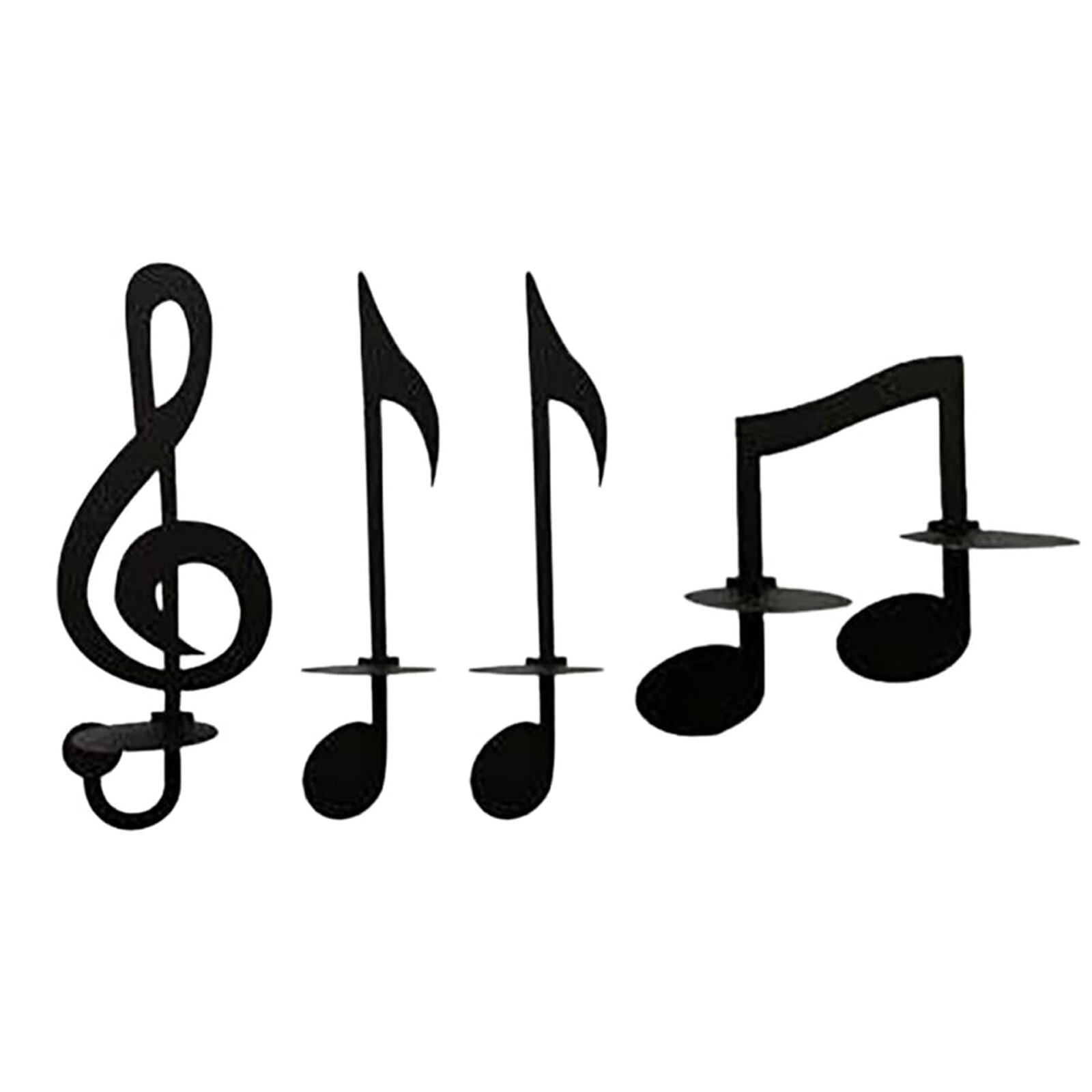 Настенный светильник Black Note, подсвечник, настенные подсвечники, настенный декор для музыкальных нот