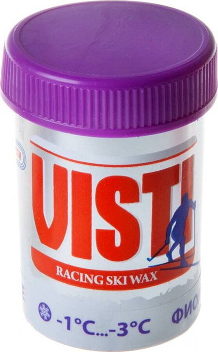 Мазь лыжная VISTI фиолетовая -1/-3, 50 г