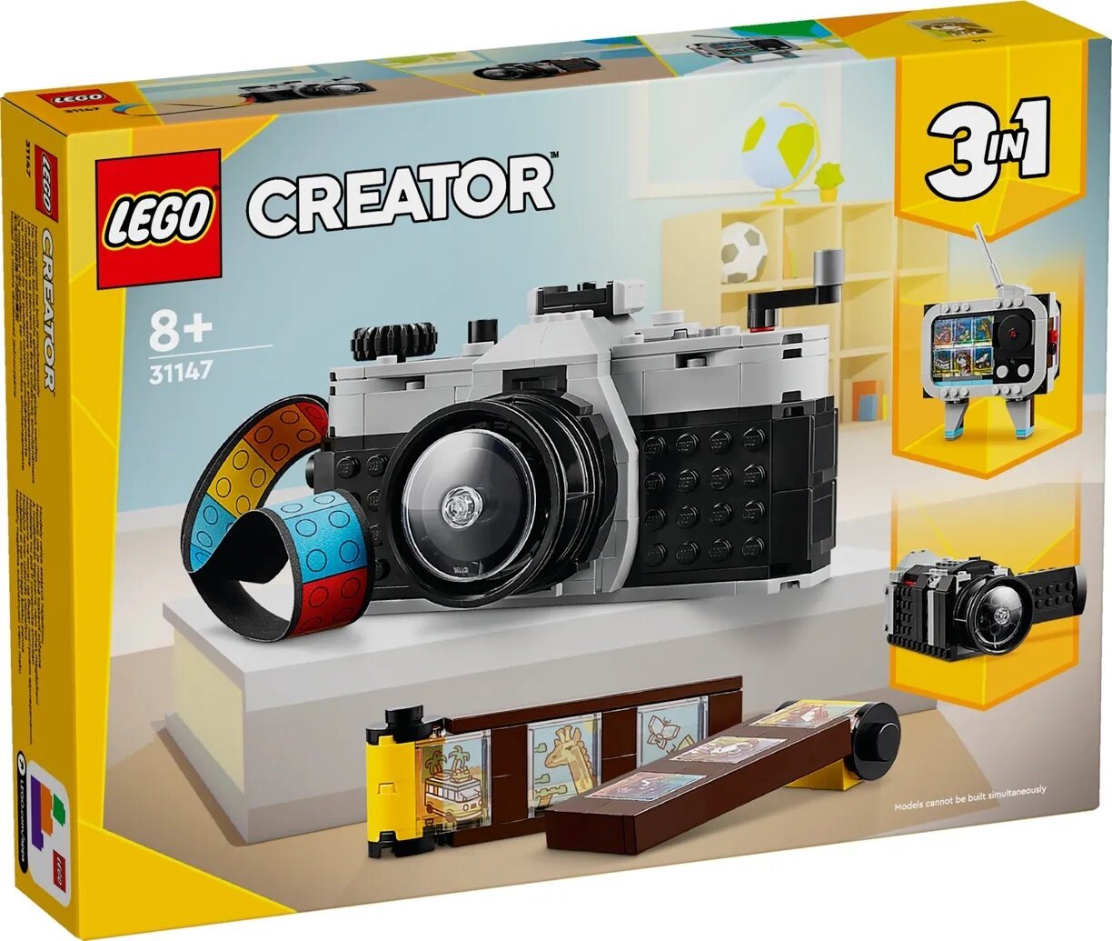 Creator LEGO 31147 Конструктор Ретро камера, 3в1