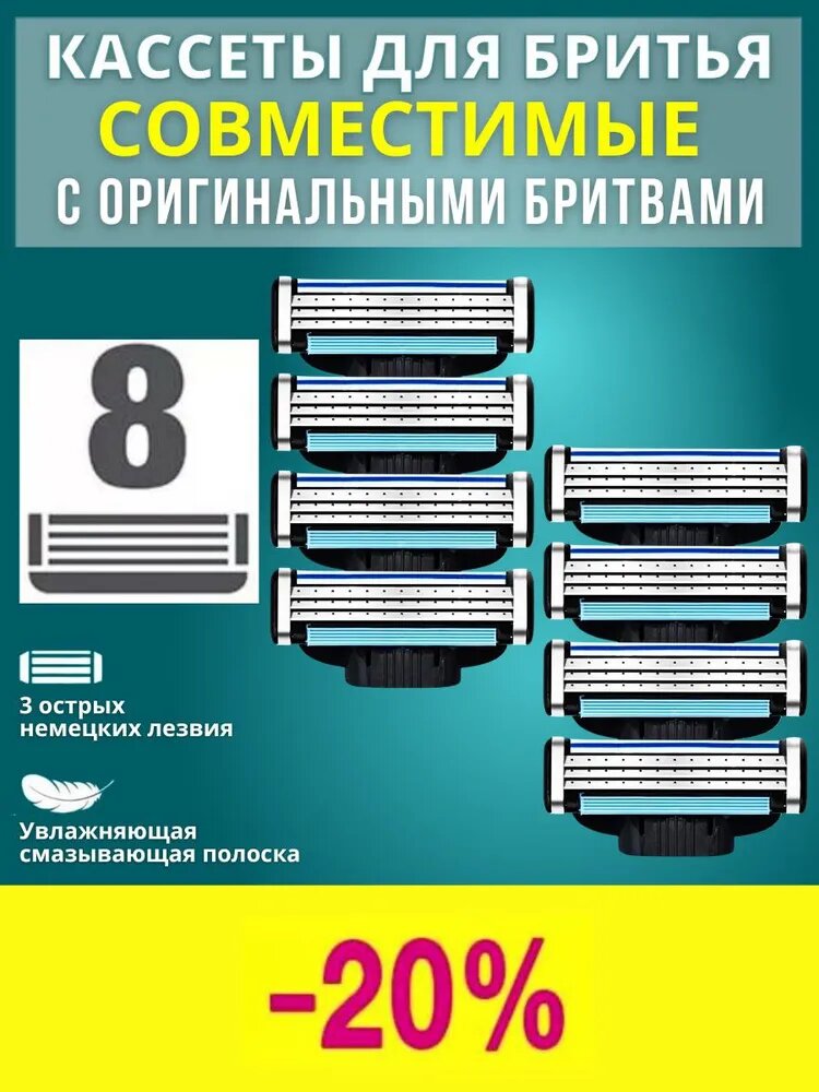 Сменные кассеты для бритвы