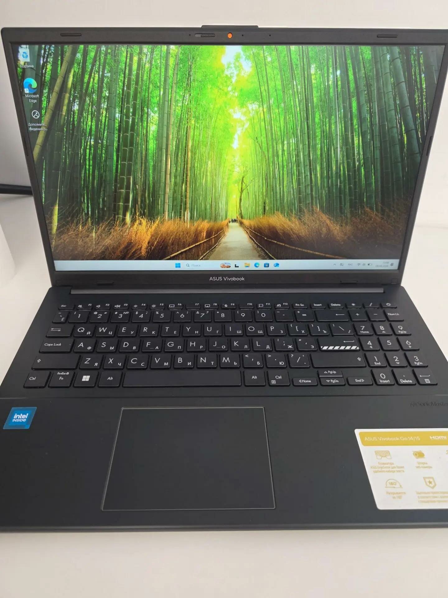 Ноутбук ASUS VivoBook Go E1504G, SSD 256ГБ, Windows 11, Intel UHD Graphics — фото 1