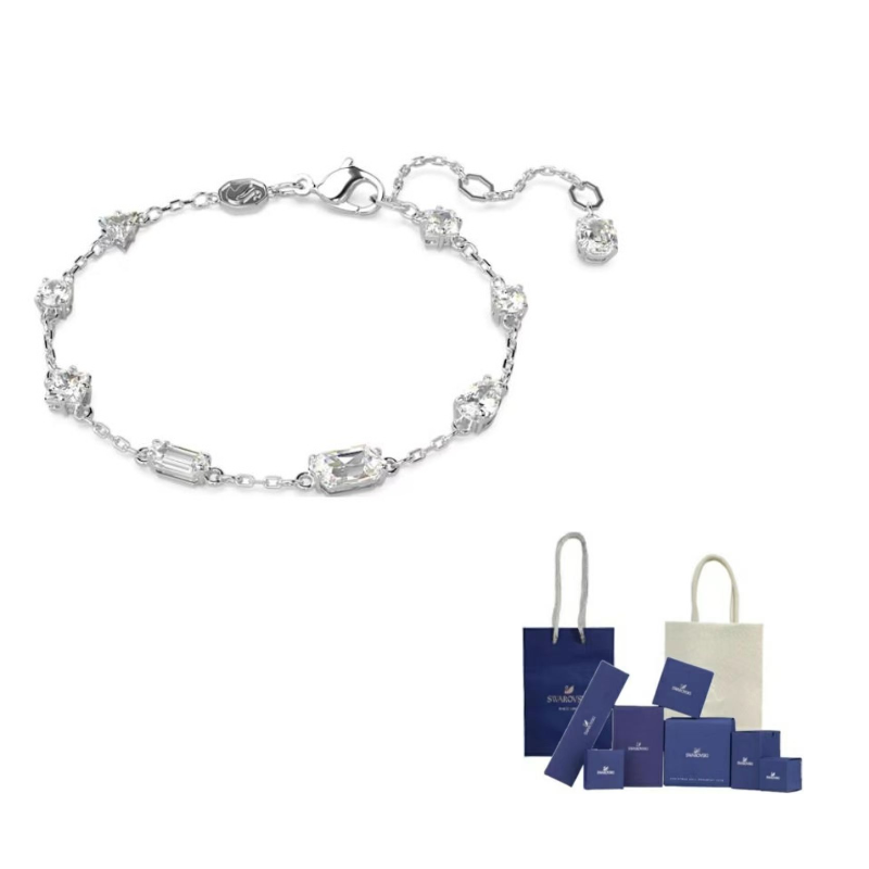 Браслет-манжета, кристаллы Swarovski