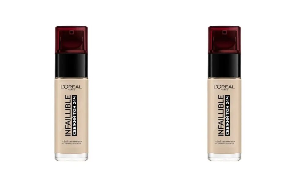 L'Oreal Paris Тональный крем 015 фарфор, 2 шт
