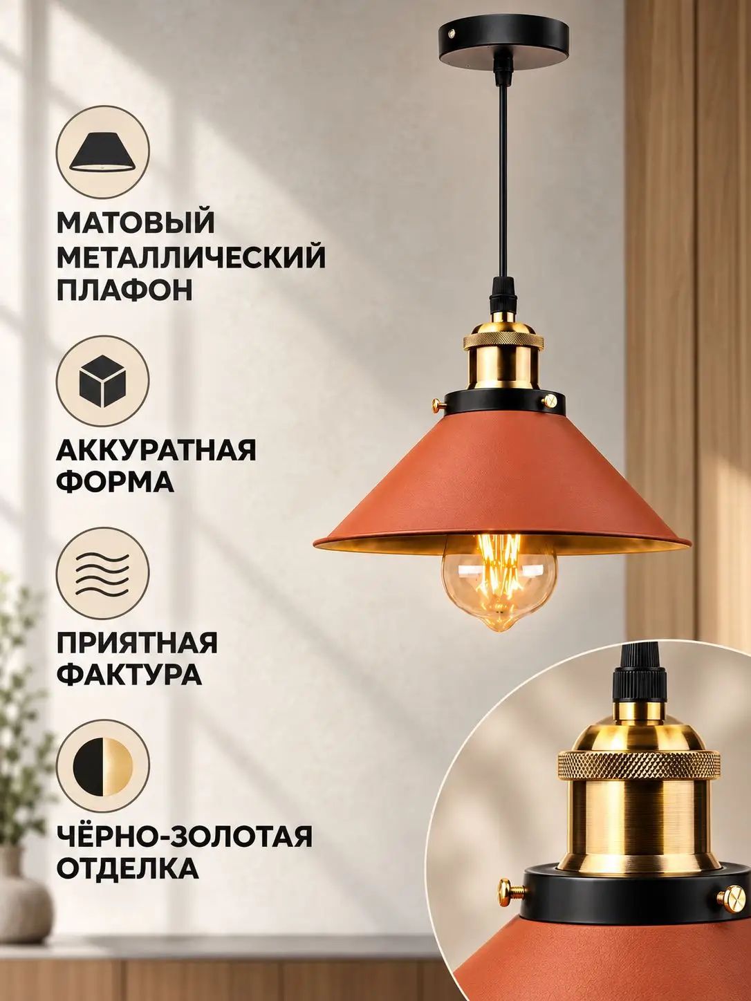 Люстра, E27, 120 Вт — фото 1