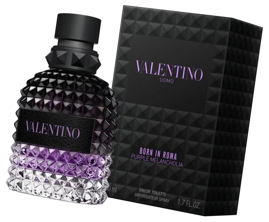 Мужской одеколон Valentino Uomo Born In Roma Purple Melancholia 50 мл - Перпл Меланхолия