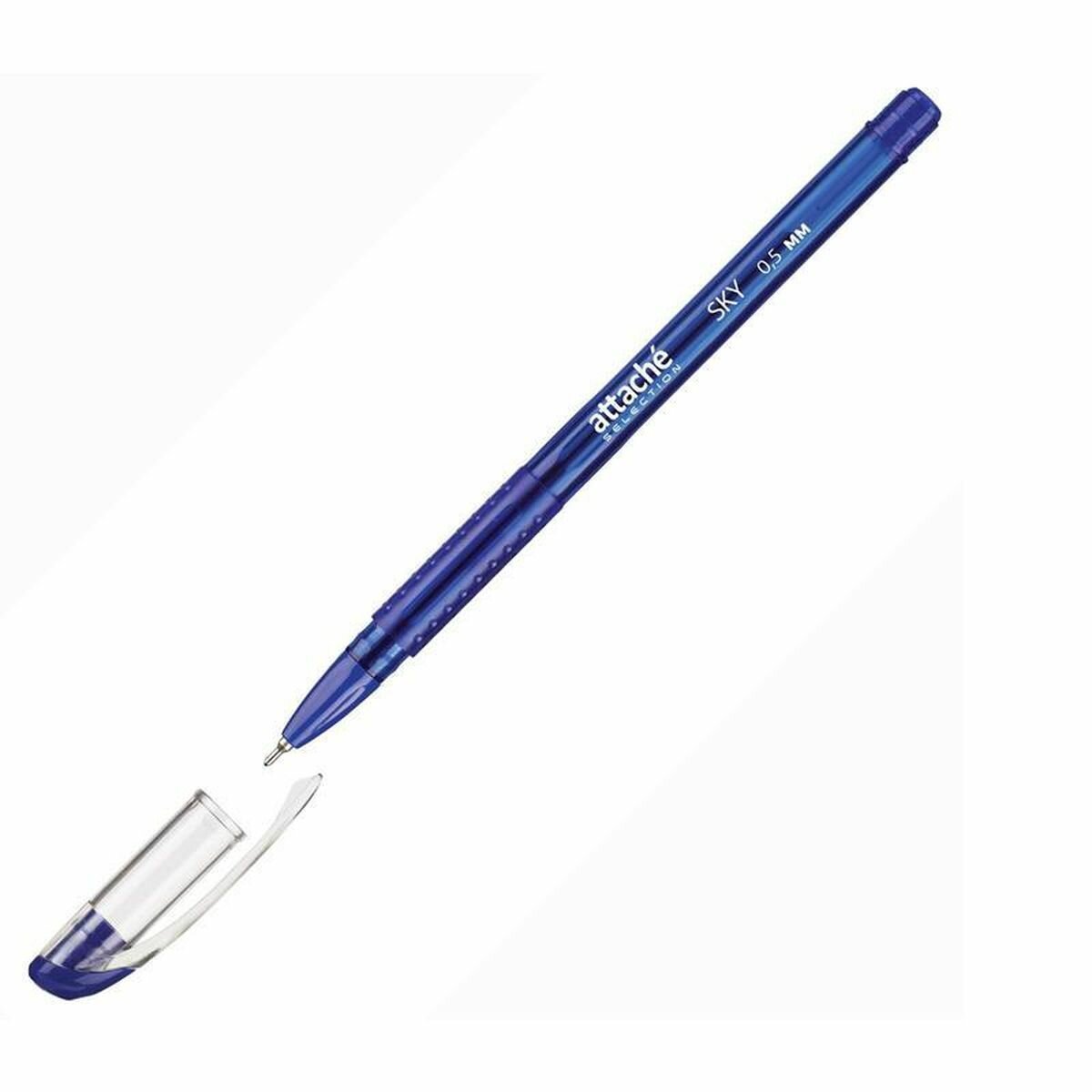 Ручка шариковая Attache Selection Sky (0.5мм, синяя), 12шт.
