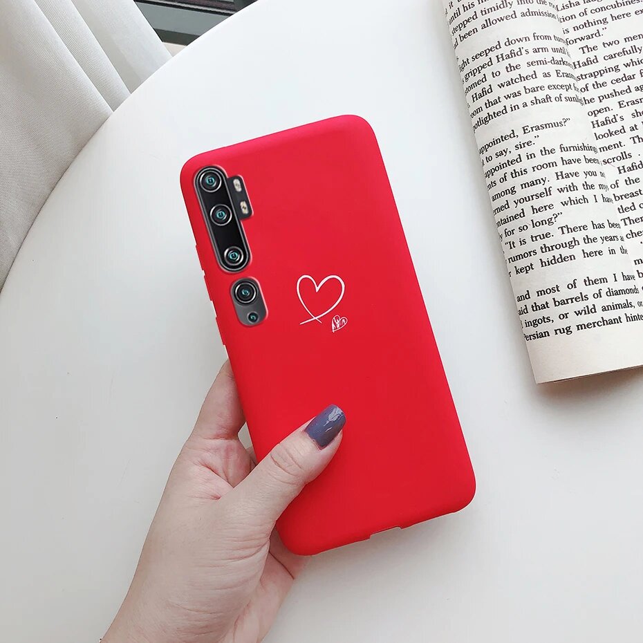 Чехол для Xiaomi Mi Note 10 Lite Red