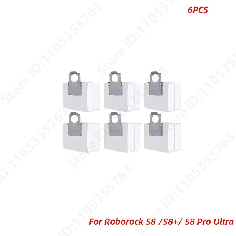 6 шт. Аксессуары для Roborock S8 Pro Ultra, Цвет: 6