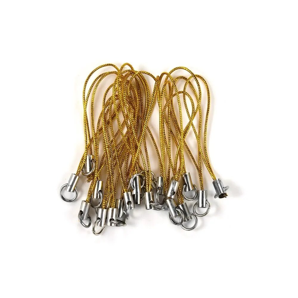 Шнурок для флешки, брелков, микс с кольцом 20 шт