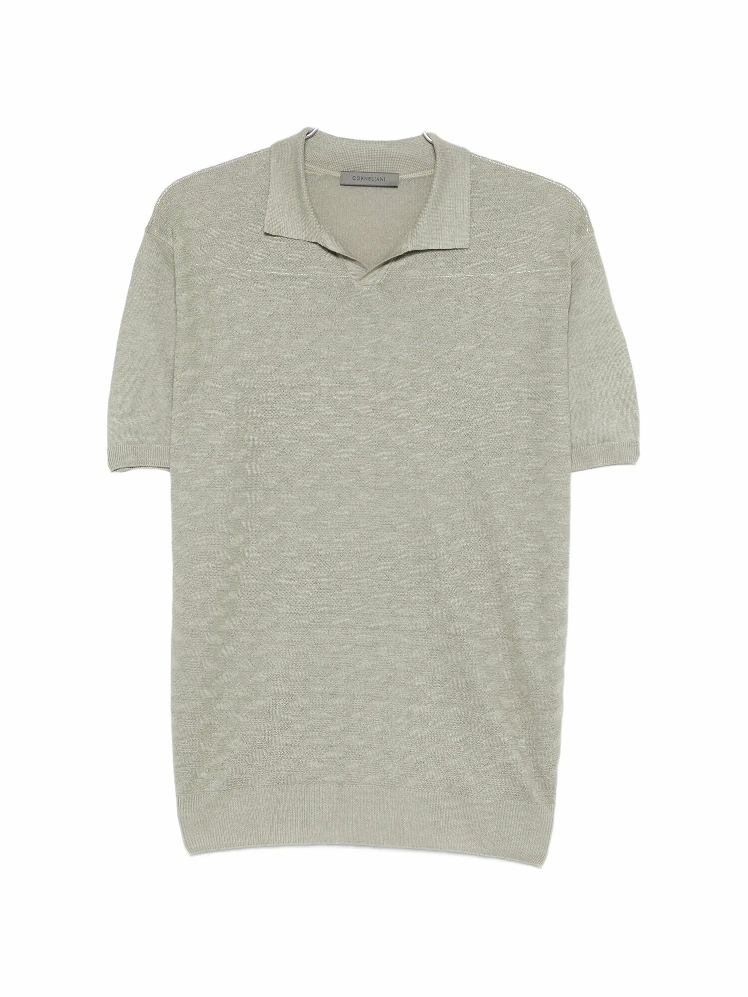 Рубашка Corneliani Knitted polo shirt