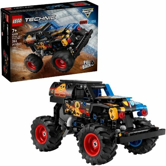 Конструктор Lego Technic 42219 Monster Jam™ Grave Digger™ Огонь и лед