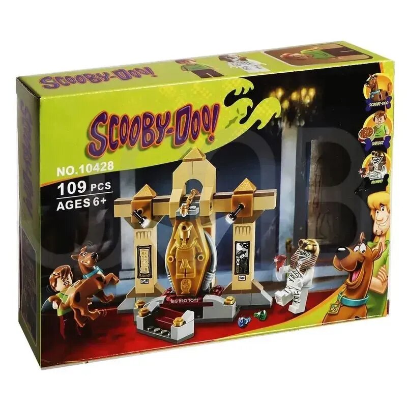 Конструктор Scooby-Doo "Тайна музея мумий" 109 дет. 10428 для мальчиков