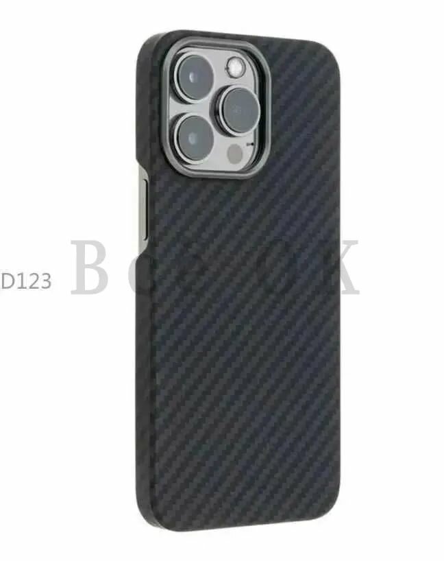 Карбоновый чехол Rikey (кевлар/арамид) для iPhone 12 Promax точный аналог PitakaКарбоновый чехол Rikey