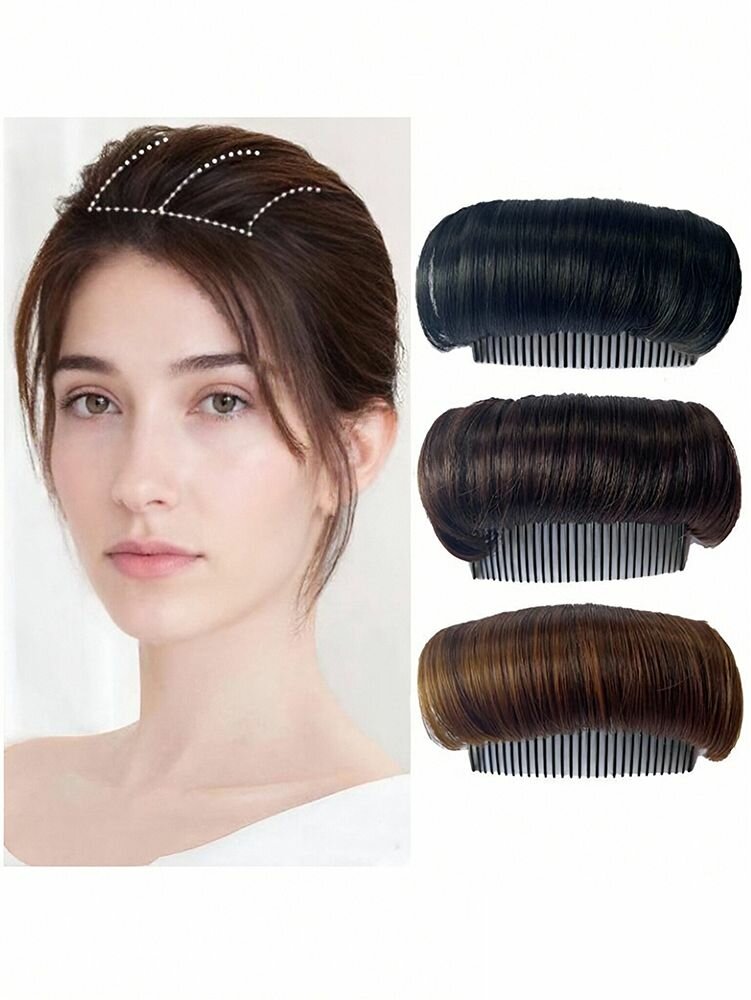 Большая модернизированная модель с губчатой подушечкой для волос, невидимый дизайн, ежедневное использование, взрывное продвижение