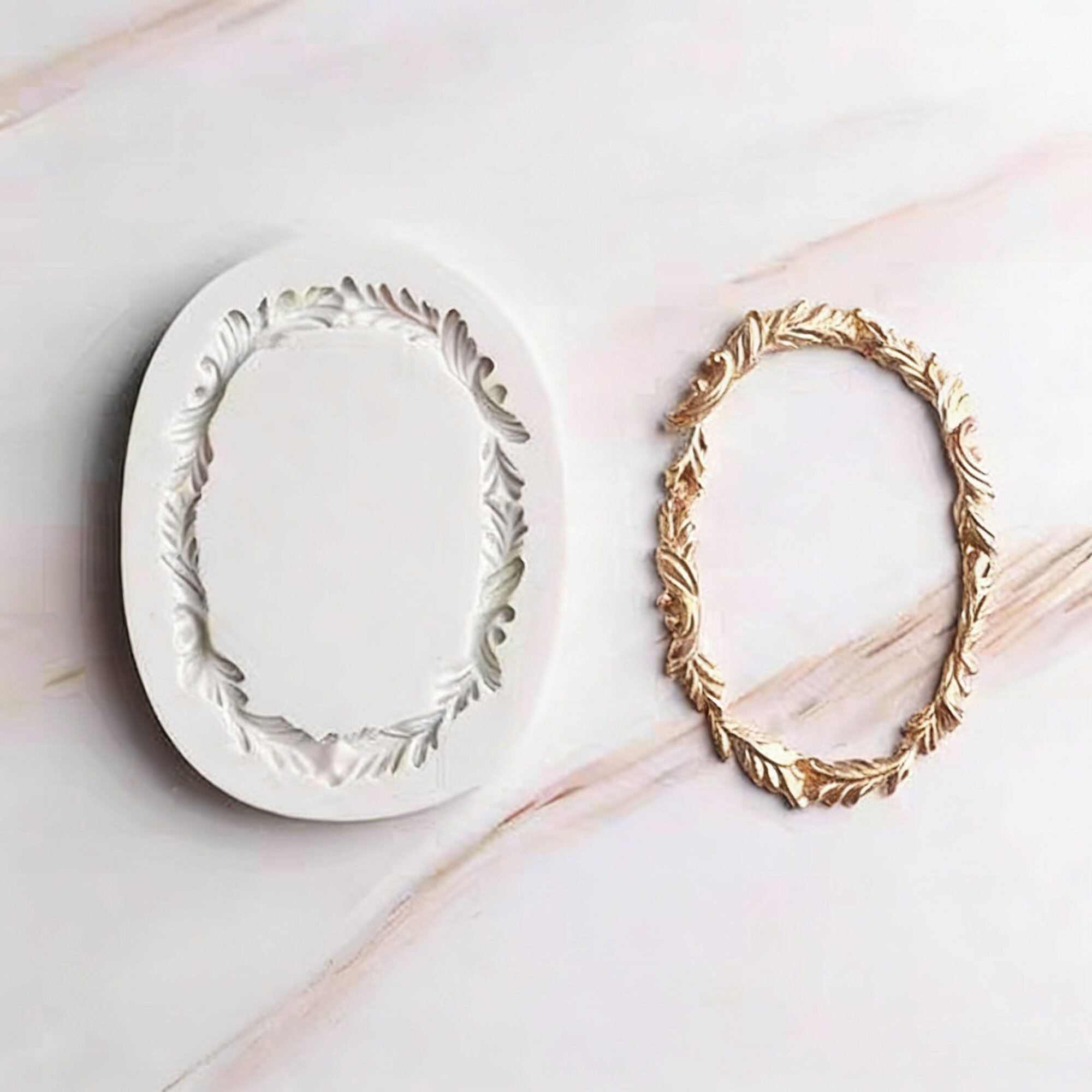 Силиконовая форма / молд для рукоделия Лепнина / гирлянда вокруг рамы