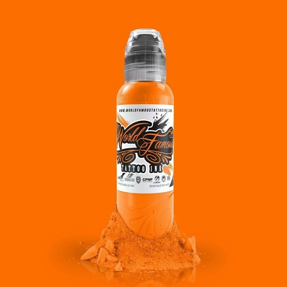 World Famous Ink тату краска Acropolis Orange - 15 мл