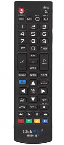 Пульт универсальный Clickpdu для телевизора LG HOD1387