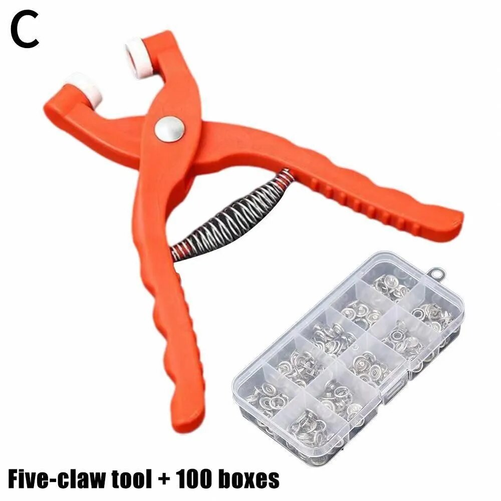 Набор для установки предметов / Пробойники для кожи / Дырокол для установки кнопок, люверсов, хольнитенов, заклепок, инструменты для работы с кожей