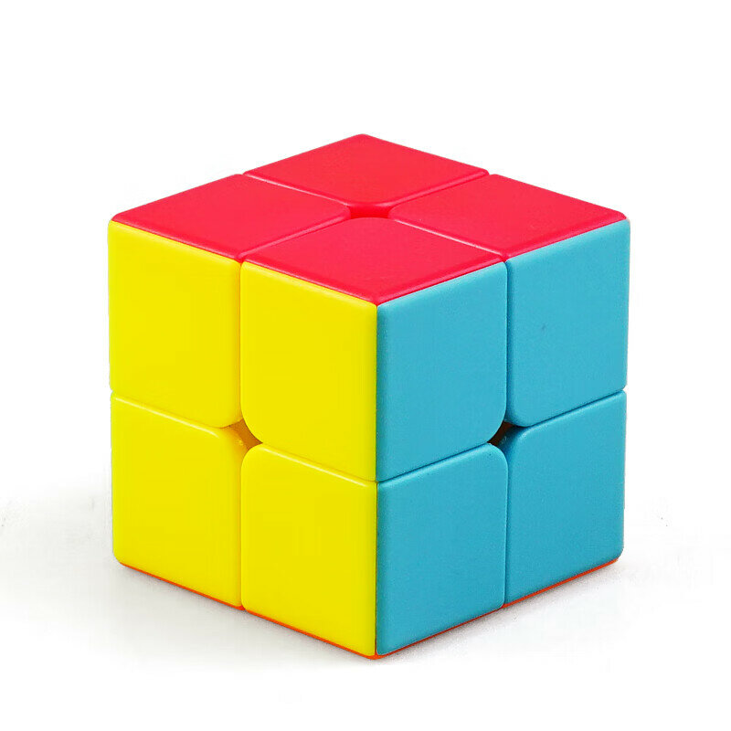 Набор из 4 кубиков Рубика 2x2-5x5 Детский обучающий игрушка без магнита ABS матовая упаковка Цвет：Цветная