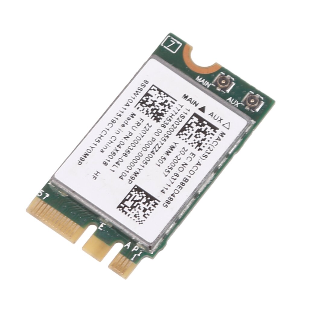 Карта беспроводного адаптера Broadcom BCM943142Y 150 Мбит/с Wlan + Bluetooth M.2 NGFF WiFi BT 4.0 802.11b/ g/n SPS: 792608-001