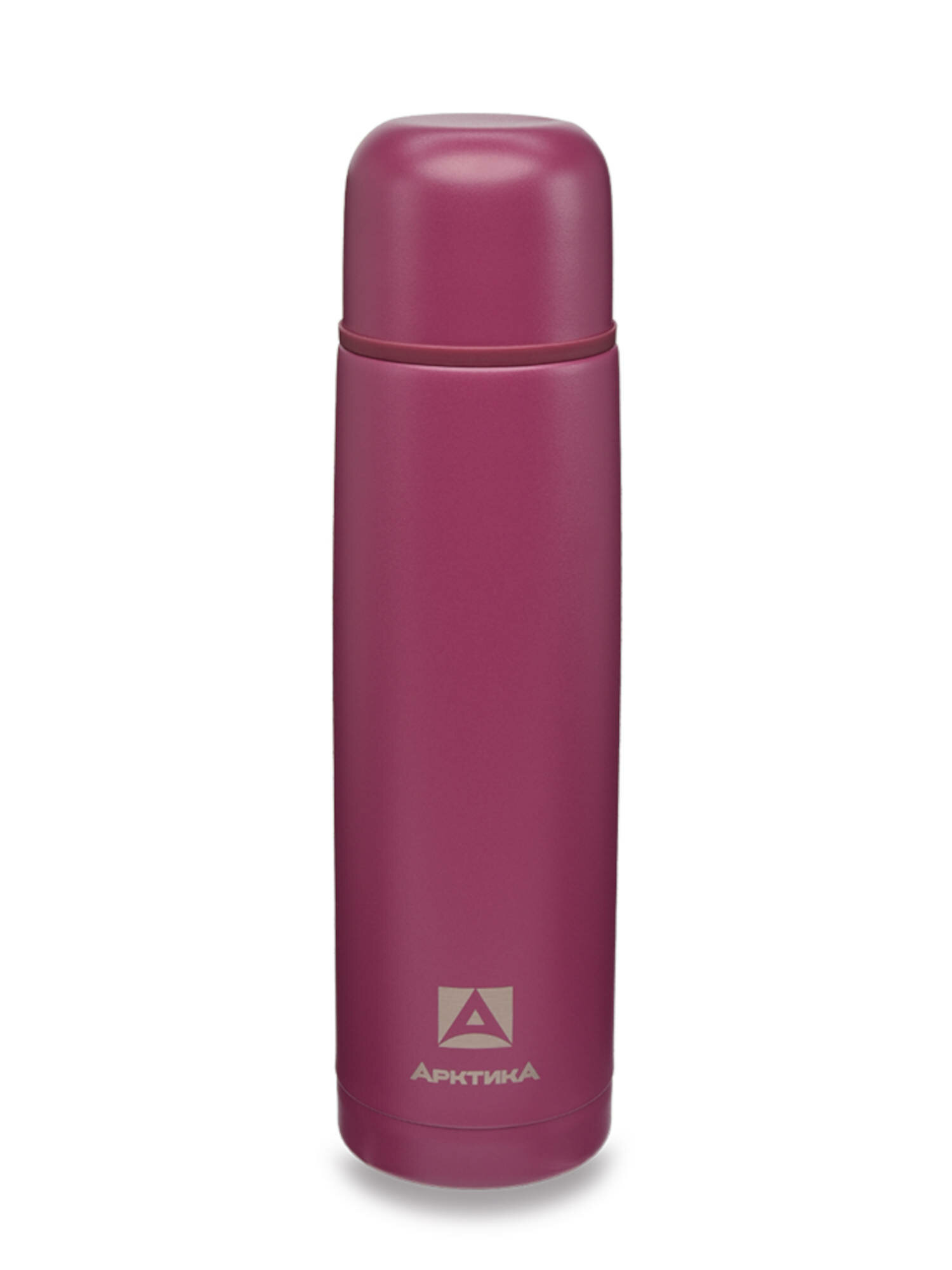 Термос Арктика с узким горлом и глухой пробкой 1000 мл Вишня