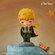 Фигурка Le Petit Prince с розой в стеклянном колпаке - коллекционная виниловая ф...