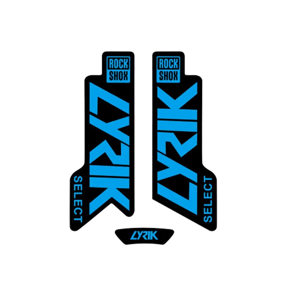 Наклейка Rock Shox Lyrik Select Blue