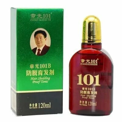 Zhangguang 101B Средство для роста против выпадения волос: защищает пряди волос и омолаживает их густоту