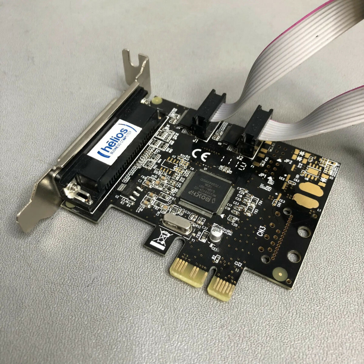 Контроллер Espada FG-EMT03AL-1-BU01 (OEM) PCI-Ex1, 2xCOM9M + 1xLPT25F, LowProfile