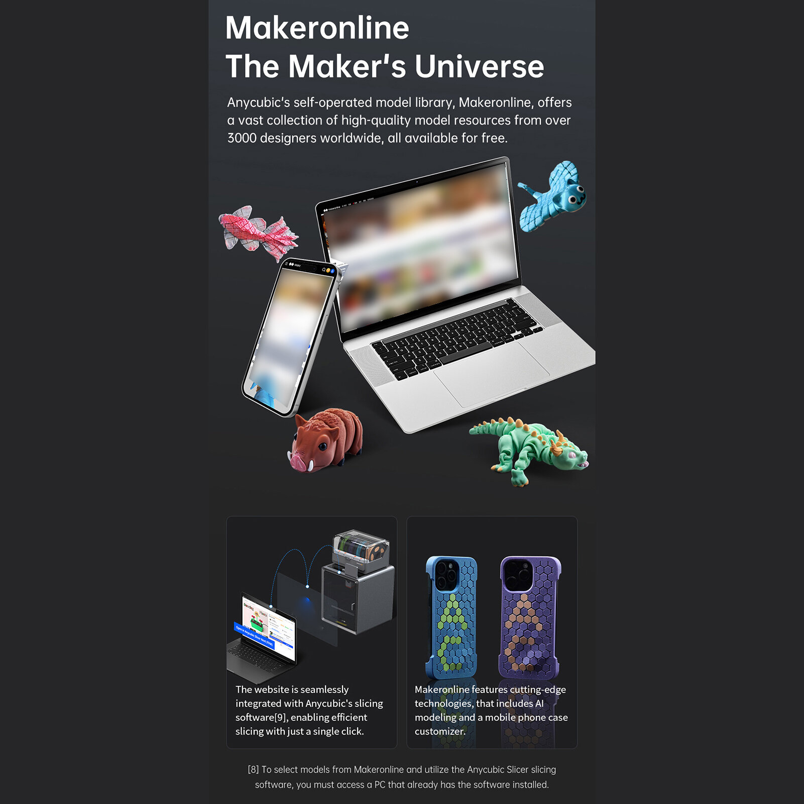 3D-принтер Anycubic Kobra S1 Combo с сушилкой для филамента ACE Pro, мультицветная печать, 250x250x250 мм