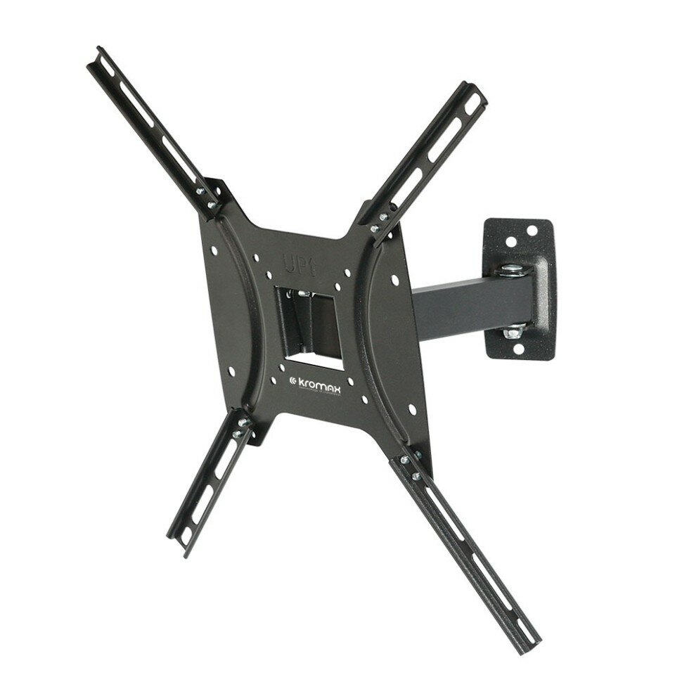 15"-55" Кронштейн Kromax OPTIMA-403 Наклонно-поворотный черный макс.25кг