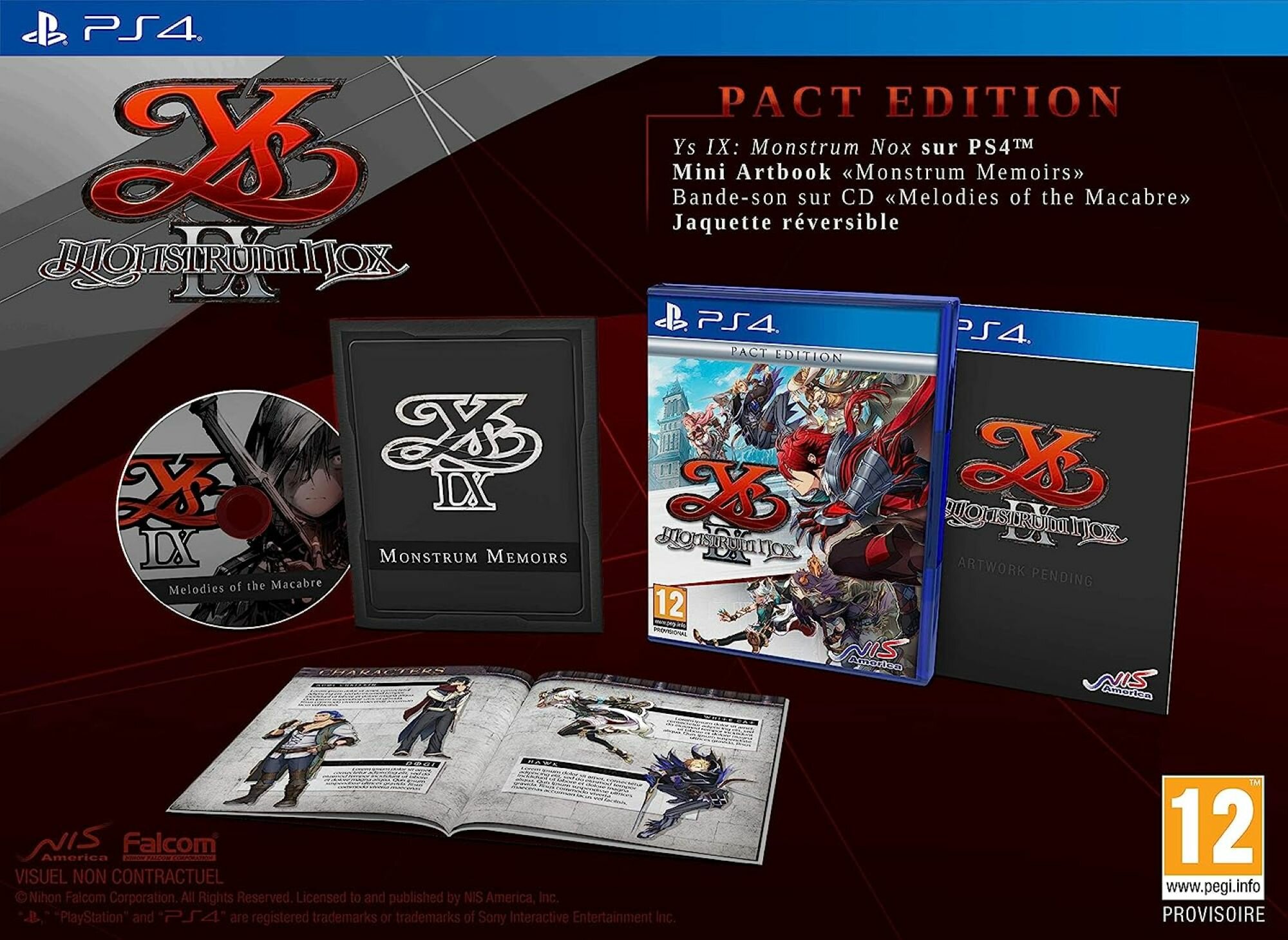 Ys IX: Monstrum Nox - Pact Edition (Игра на диске) (английская версия) (PS4)