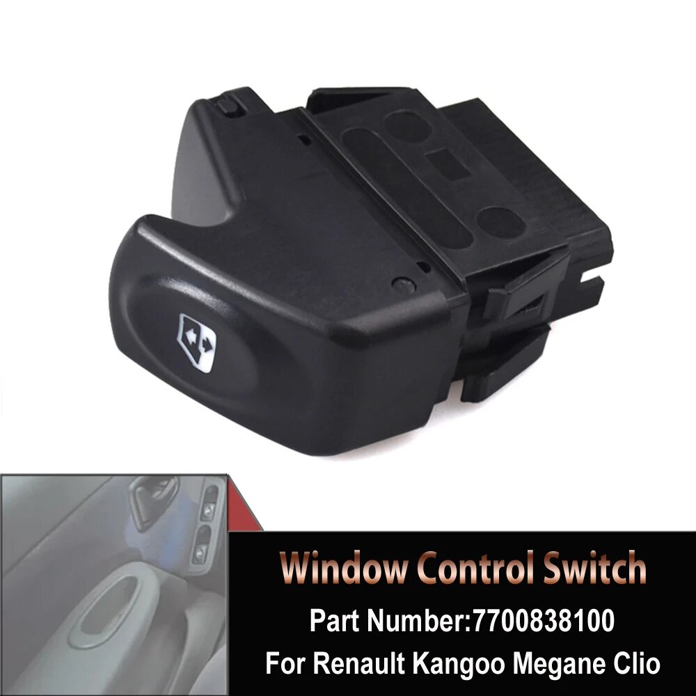 Новый 5-контактный переключатель стеклоподъемника для Renault Kangoo Megane // MK1 Clio/MK2, кнопки консоли регулятора