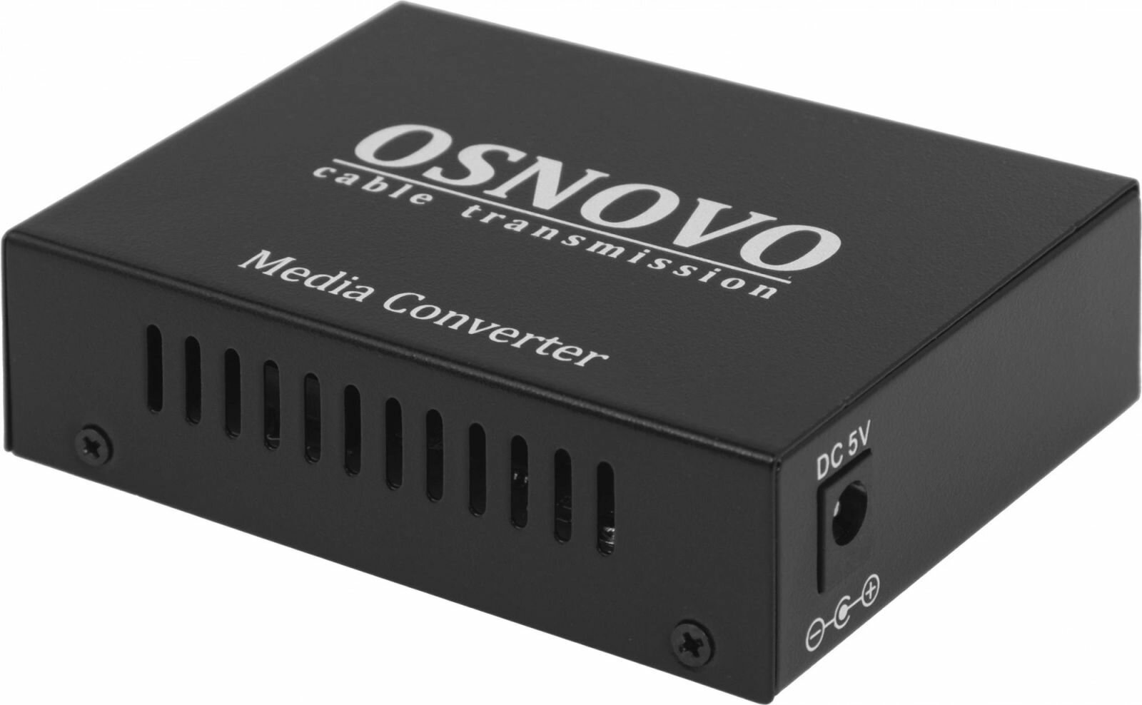 Медиаконвертер OSNOVO Скорость 1 Гбит/с, одномодовый, с разъемом SC (OMC-1000-11X)