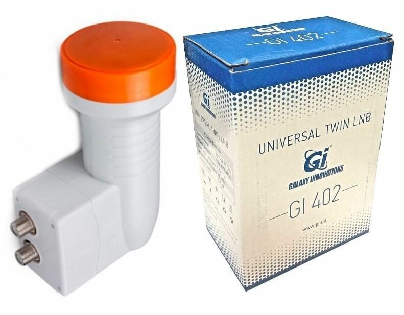 Спутниковый конвертер Galaxy Innovation GI-402 (на 2 выхода, линейная поляризация)