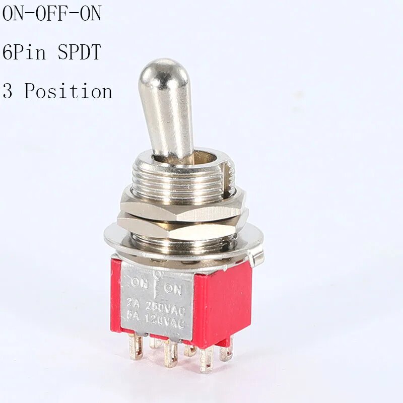 Мини-переключатель SH T80-T 5 шт. 6PIN ON OFF ON