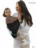 Слинг для малышей EasyBag коричневый, хлопок, регулируемый, на бедре