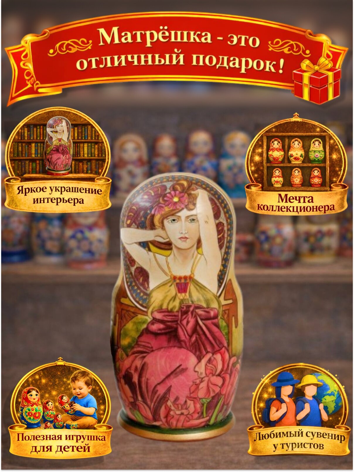 Матрешка Эдем — фото 1