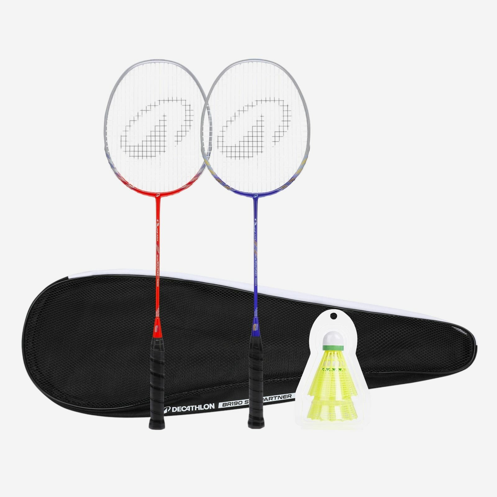 DECATHLON Ракетка для бадминтона Kuikma Perfly BR 190 Partner, черный, 68 см, 306 г