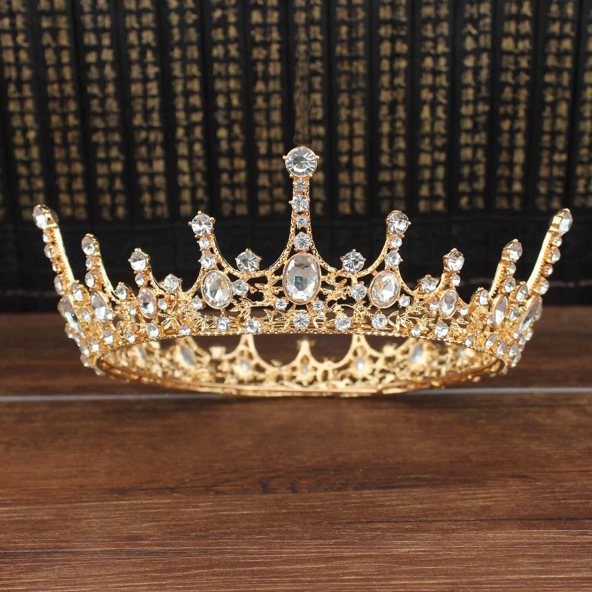 Винтажные тиары из горного хрусталя DDZST Vintage 02