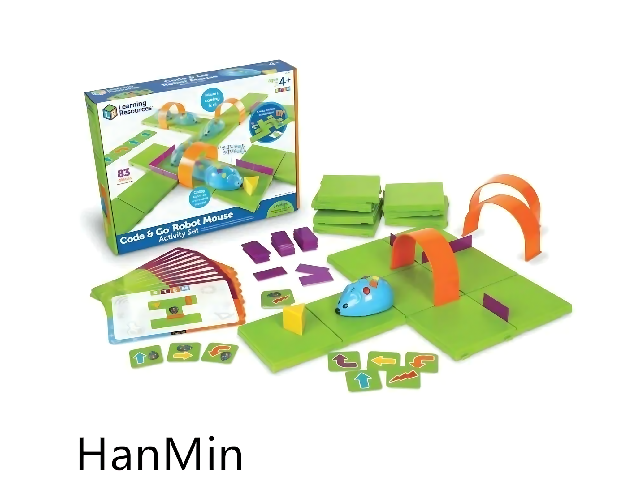 Learning Resources "Мышиный код Делюкс" Основы программирования. Развивающая игрушка (83 элемента)