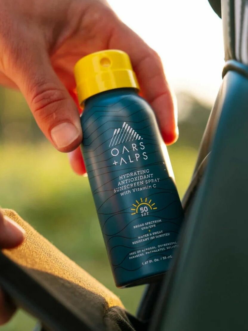 Oars + Alps Солнцезащитный спрей для тела и лица с SPF 50 для мужчин